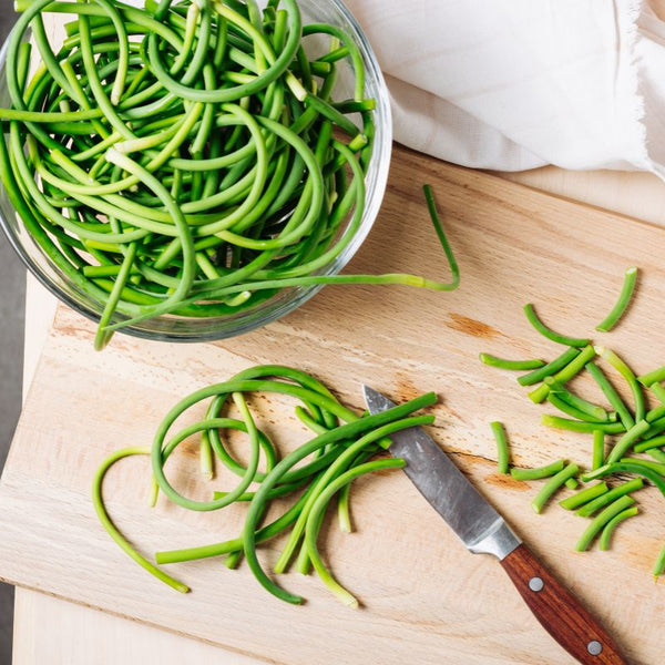 Garlic Scapes for days! - Backed By Bees